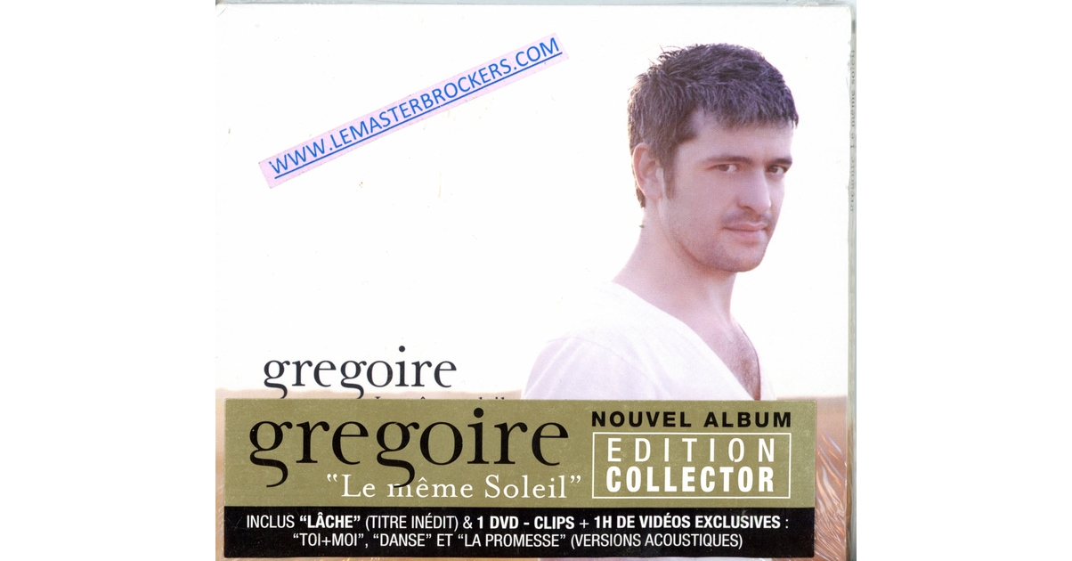 GREGOIRE LE MEME SOLEIL EDITION COLLECTOR INCLUS CD ET DVD